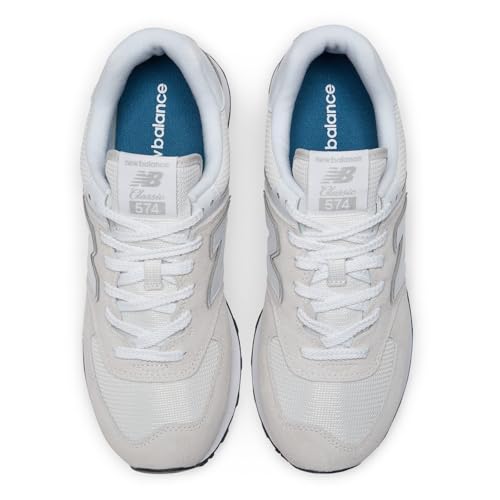 New Balance Men's 574 Core Sneaker, Nimbus Cloud/White, 10.5