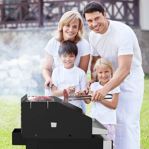 AJinTeby Wind Screen Blackstone Wind Guards Compatible with Blackstone 22" Griddle and Stainless Steel Grill Warming Rack, Grill Parts Accessories for Blackstone Griddle