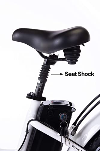 Soumye Beach Cruiser E-Bike 1050W Pack Watts Motor 48V/768WH Lithium Battery 26”x4.0 Fat Tire Max Speed 28m/h Step-Thru M5 Larger Size Display, 7 Gears for Adults (S132-Black)
