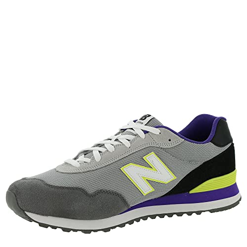 New Balance Men's 515 V3 Sneaker, Rain Cloud/Lemonade, 8
