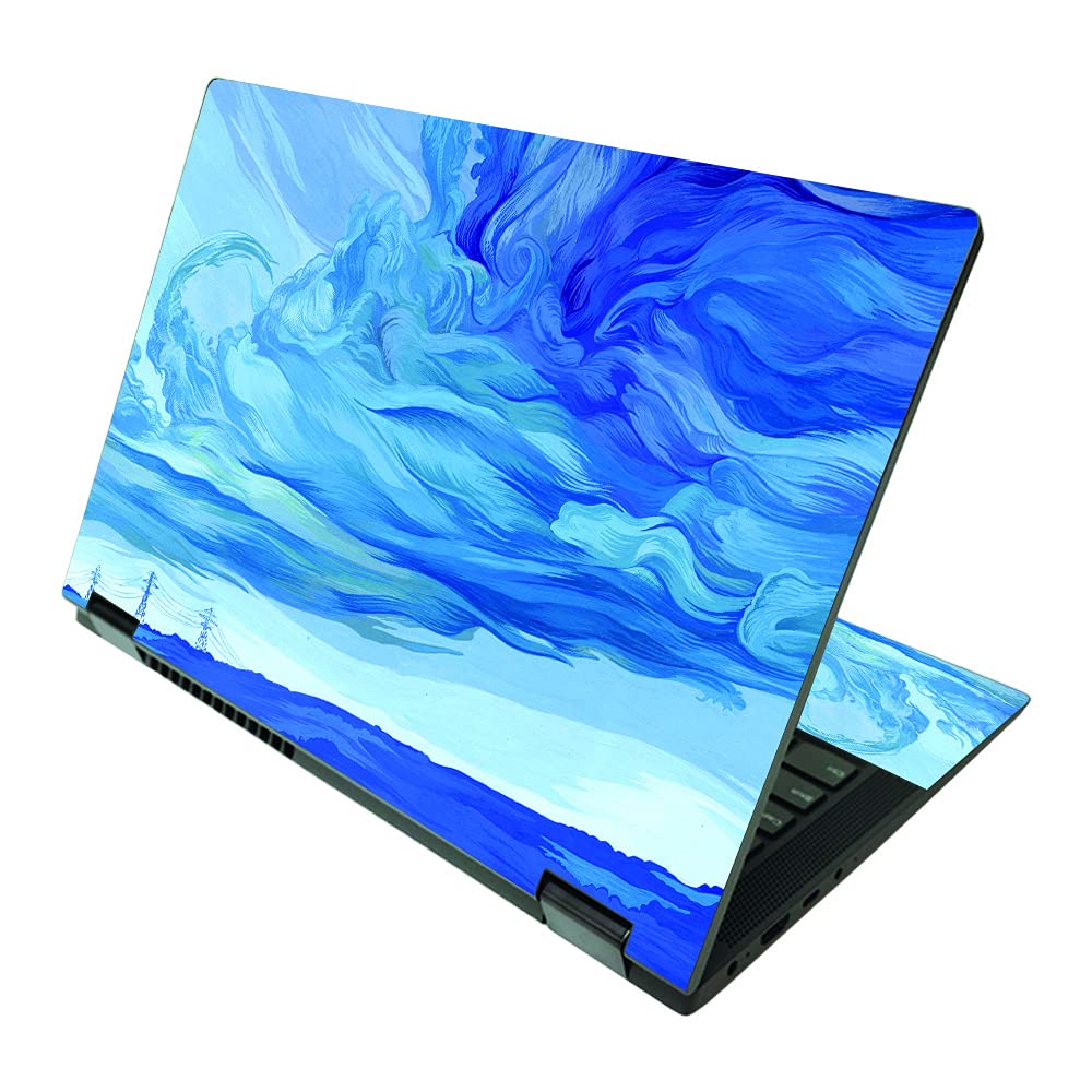 MightySkins Skin Compatible With Lenovo IdeaPad Flex 5 2-in-1 15" (2021) - Cell Phone Towers | Protective, Durable, and Unique Vinyl Decal wrap cover | Easy To Apply and Change Style | Made in the USA