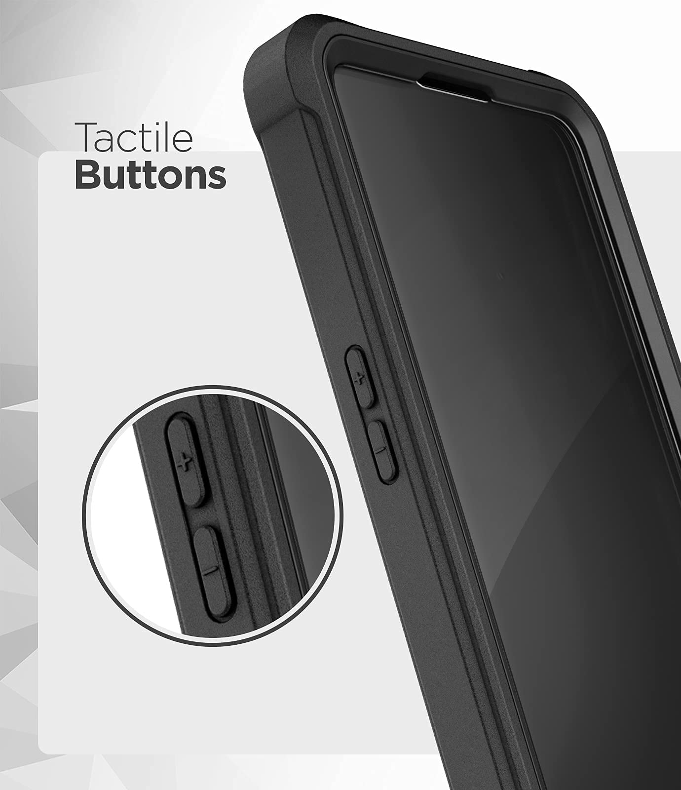 ENCASED Falcon Armor Designed for OnePlus 9 Case with Screen Protector, Protective Full Body Cover with Built-in Screen Guard (Black) (OnePlus 9 PRO)