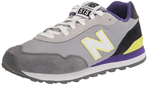 New Balance Men's 515 V3 Sneaker, Rain Cloud/Lemonade, 8