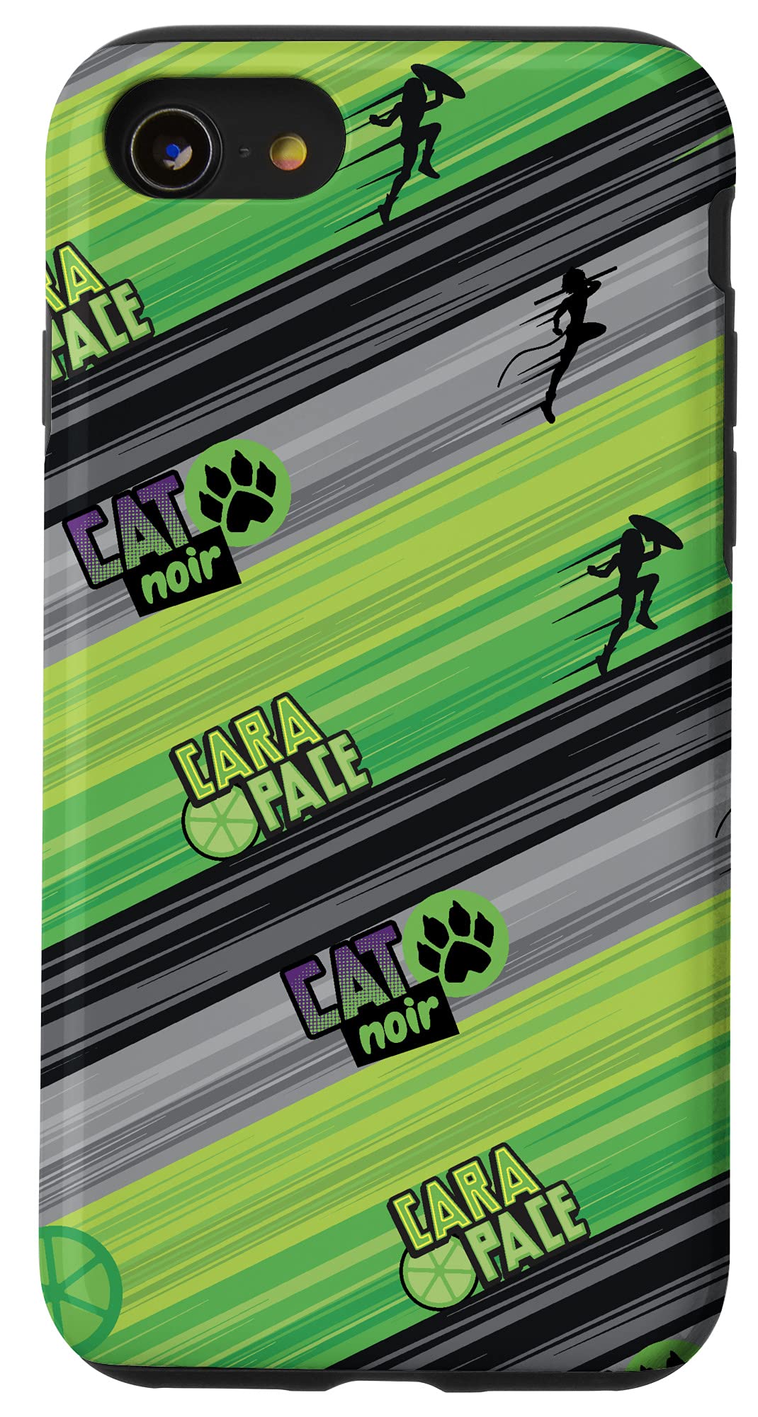 iPhone SE (2020) / 7 / 8 Miraculous Collection Cat Noir and Carapace Speed Case