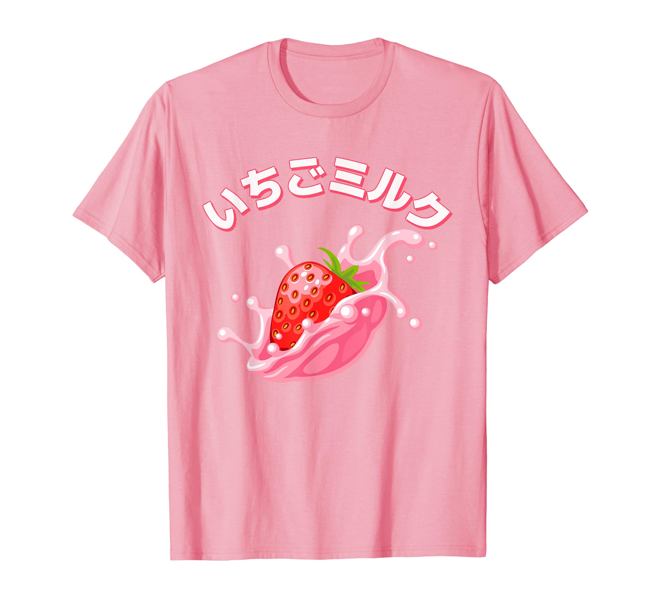 Japanese Kawaii Strawberry Milk Aesthetic Pastel Goth Girl T-Shirt