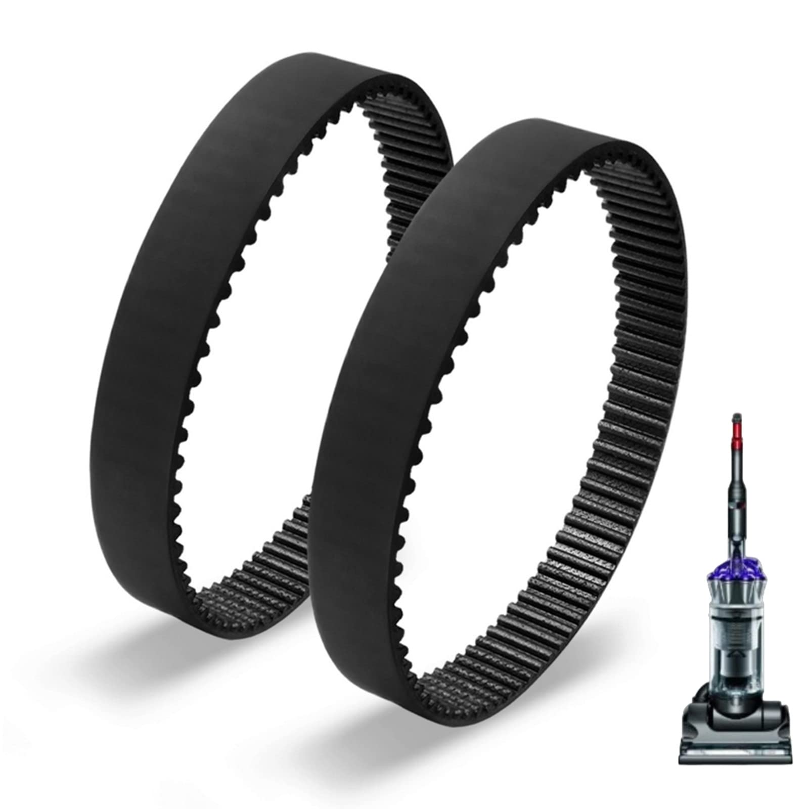JEDELEOS Replacement Belts for Dyson DC17 Animal Vacuum Cleaner, Replace Parts 11710-01-02 and 911710-01 (Pack of 2)