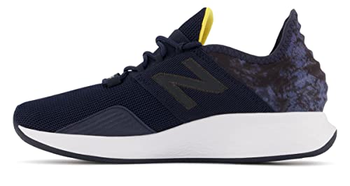 New Balance Women's Fresh Foam Roav V1 Running Shoe, Black/Gray, 7.5