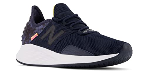 New Balance Women's Fresh Foam Roav V1 Running Shoe, Black/Gray, 7.5