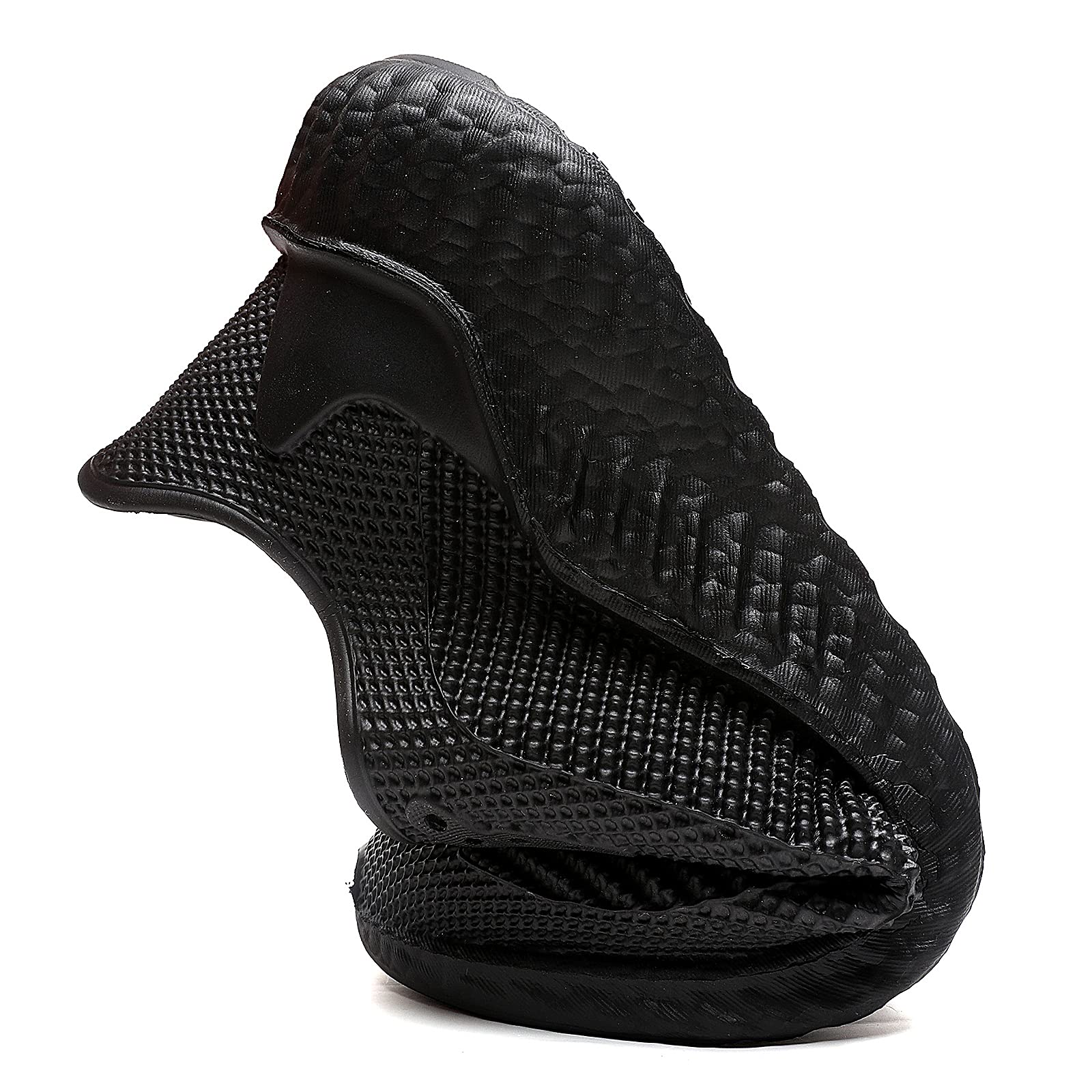 lozoye Professional Chef Clogs for Men Non Slip Oil Water Resistant Food Service Work Sneakers Comfort Casual Shoes (Numeric_10) Black