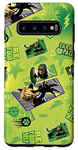 Galaxy S10 Miraculous Collection Iconic Cat Noir and Carapace Case