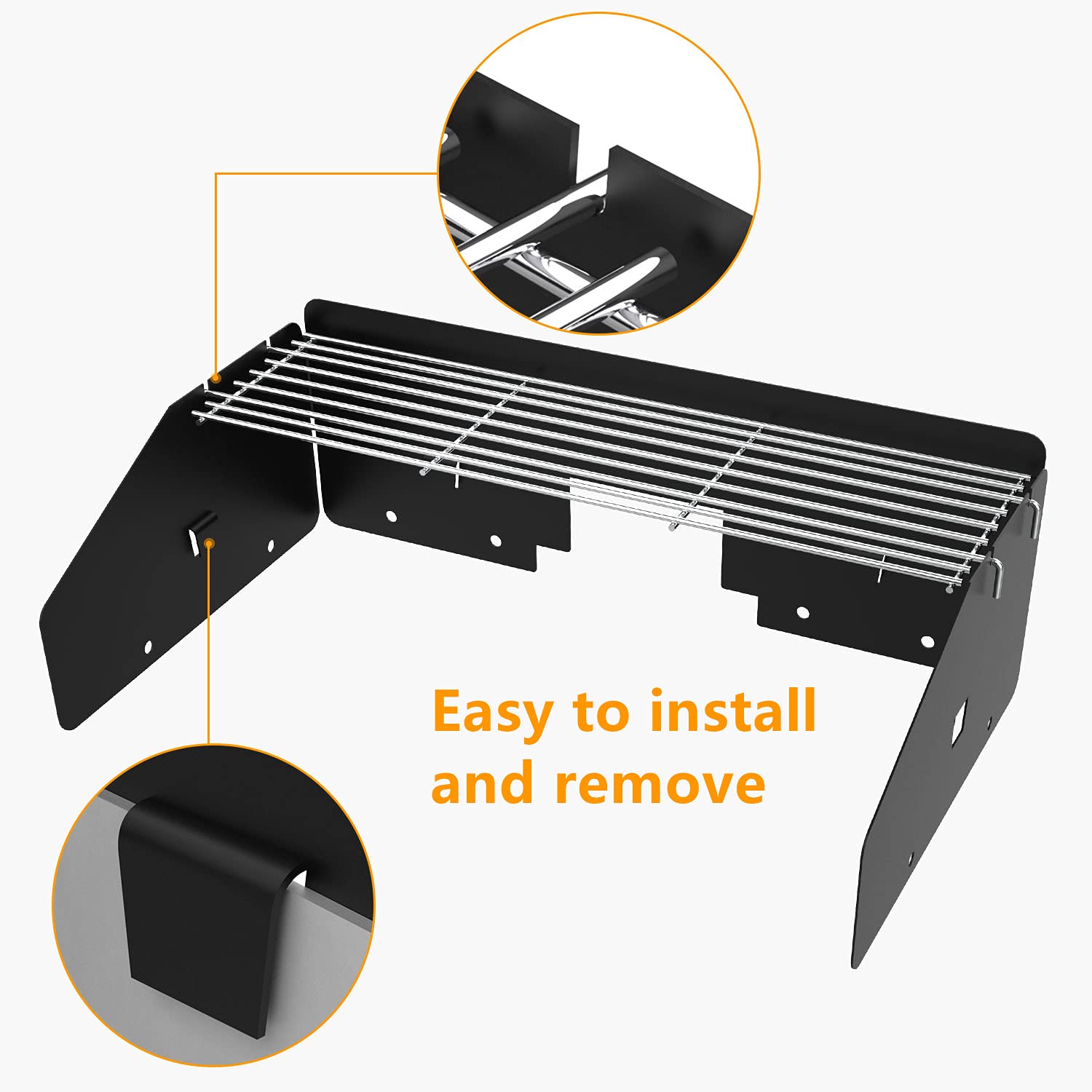 22 Inch Griddle Wind Guard/Wind Screen and Griddle Warming Rack for Blackstone 22 Inch Griddle, Griddle Accessories Kit for Blackstone (For 22")