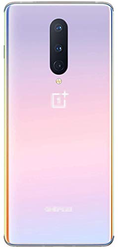 for Oneplus 8 6.55 inch Back Cover Glass Replacement with Camera Glass Lens Housing Assembly Parts+ Adapter Eject Pin Tools(Interstellar Glow)