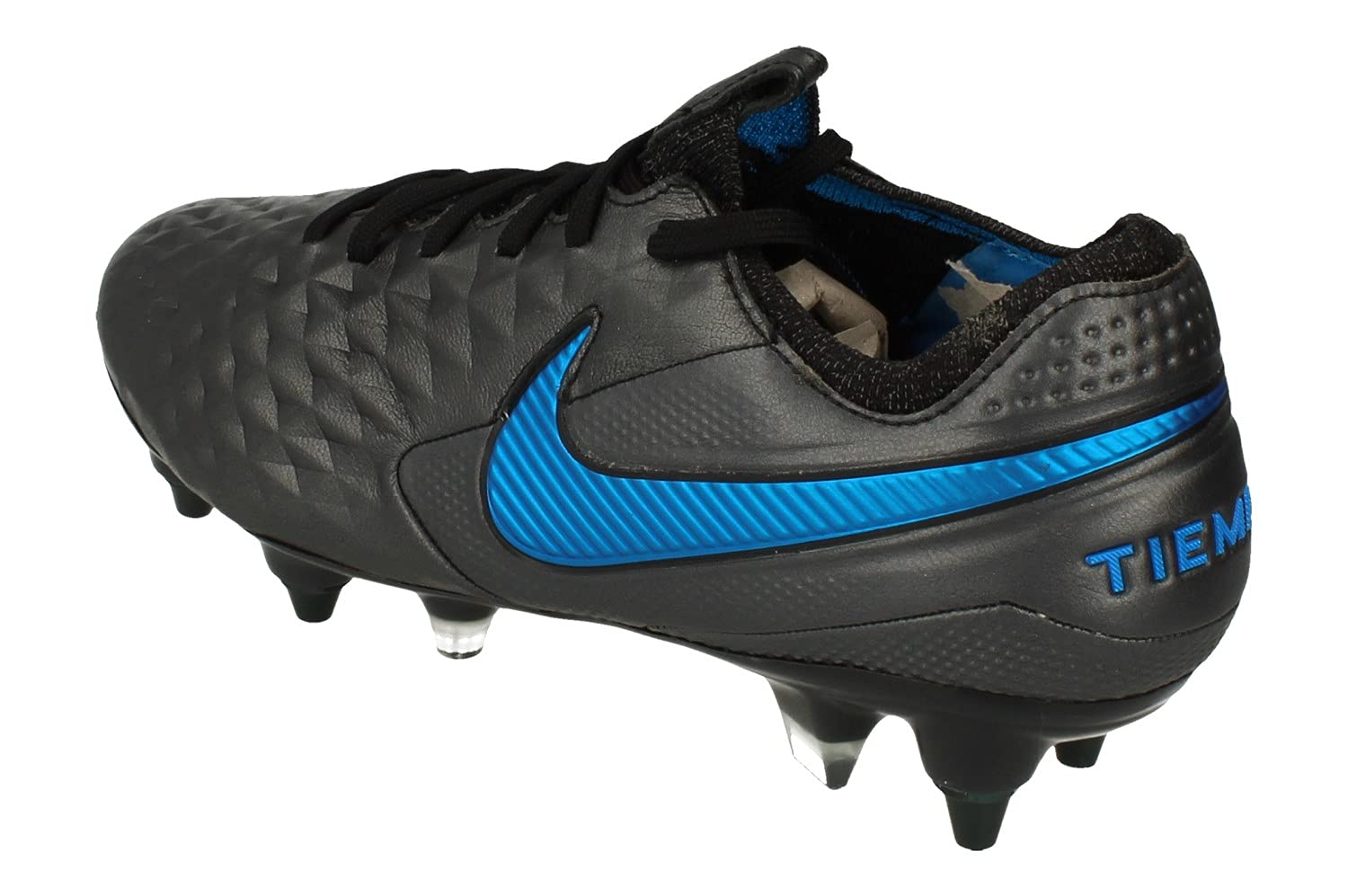 Nike Legend 8 Elite SG-Pro AC Mens Football Boots AT5900 Soccer Cleats (UK 6 US 6.5 EU 39, Black Blue Hero 004)