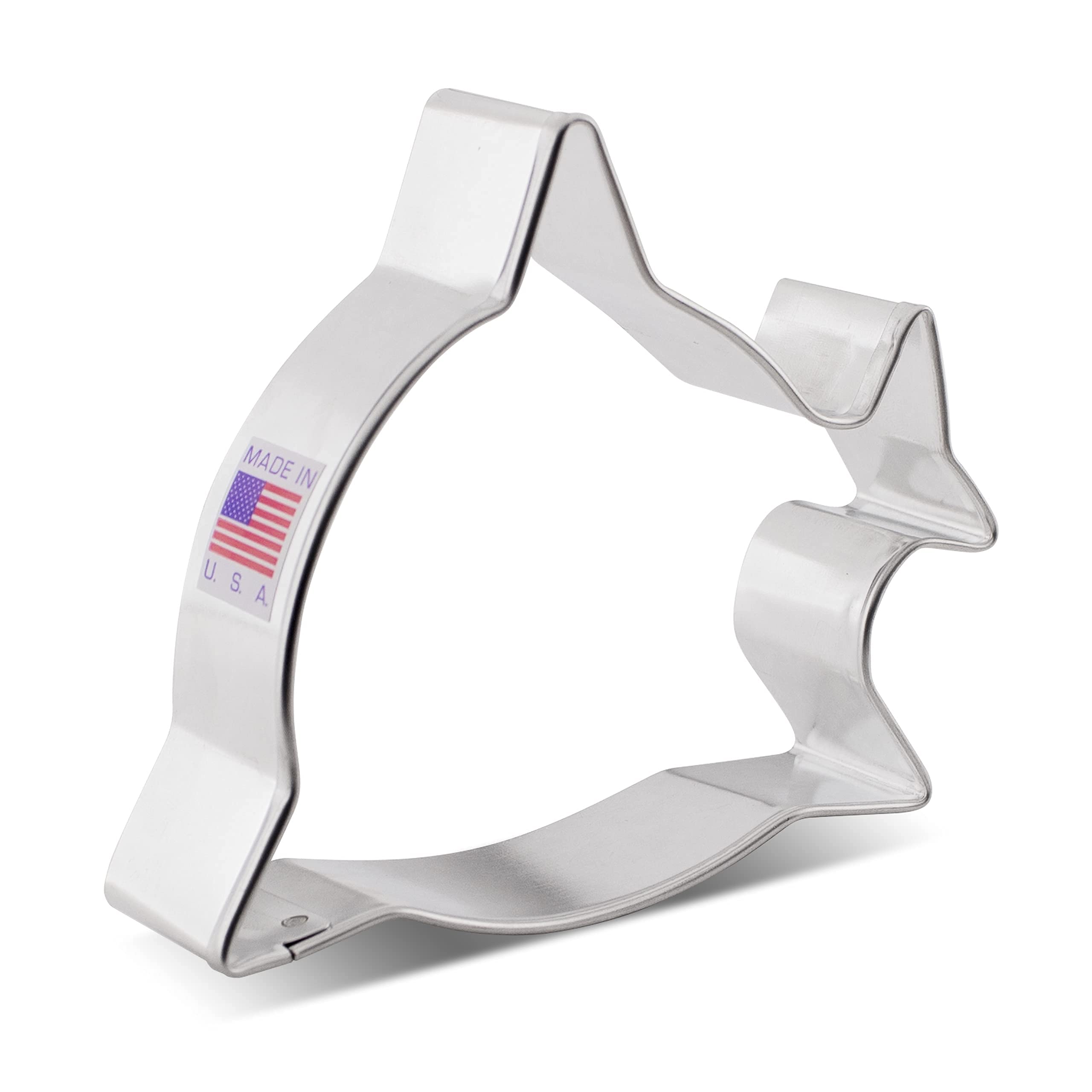 Cute Baby Shark Cookie Cutter, 3.5" Made in USA by Ann Clark