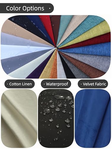 SINCERE Custom Sized Bench Cushion Pad, Bay Window Pillow, Seat & Back Cushion Replacement for Sagging Sofa, Couch Booster Foam Cushions Chair Pads, Indoor Outdoor Daybed RV Camper Van Cushions