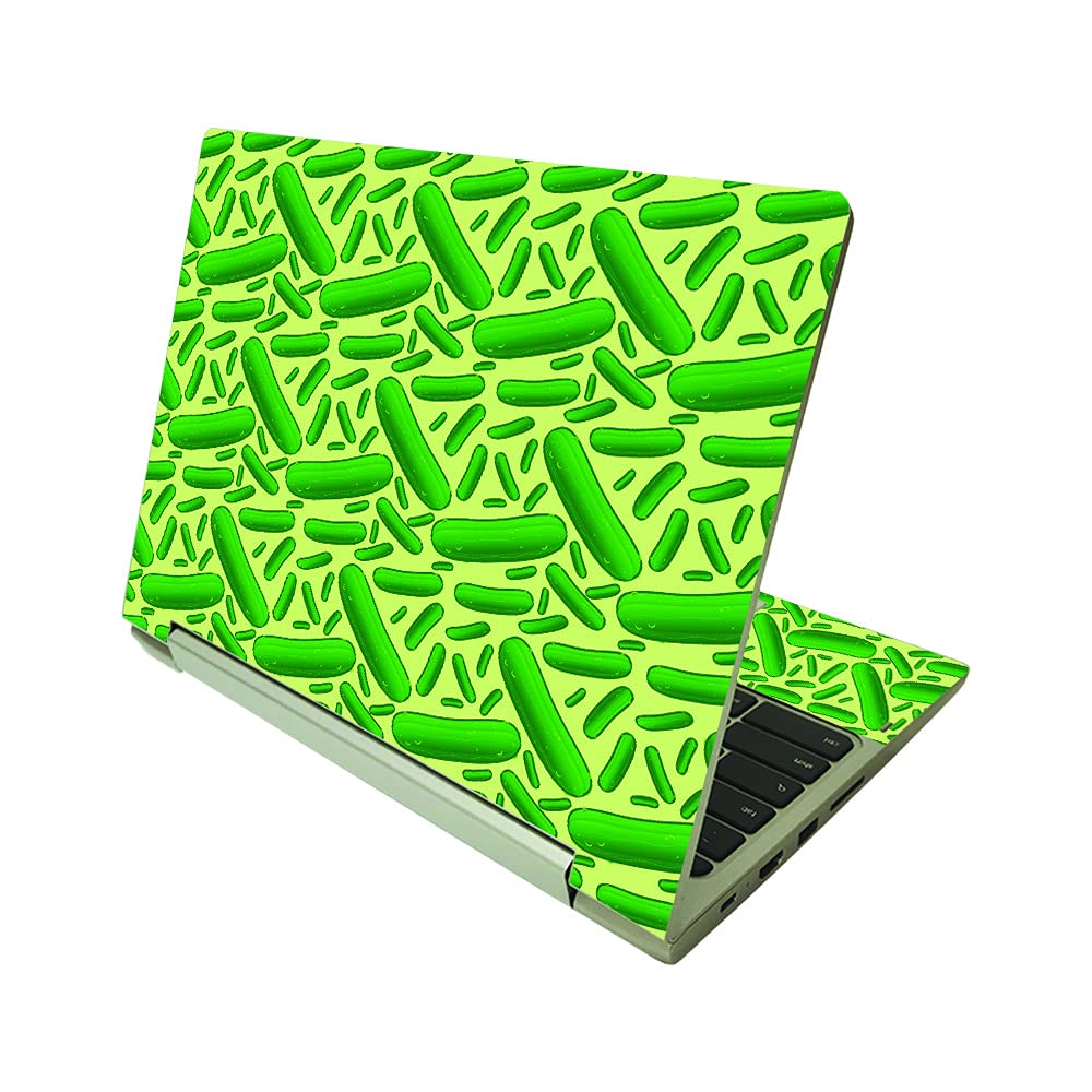 MightySkins Skin Compatible with Lenovo IdeaPad Flex 3 Chromebook 2-in-1 11.6" (2021) - Pickles | Protective, Durable, and Unique Vinyl Decal wrap Cover | Easy to Apply | Made in The USA