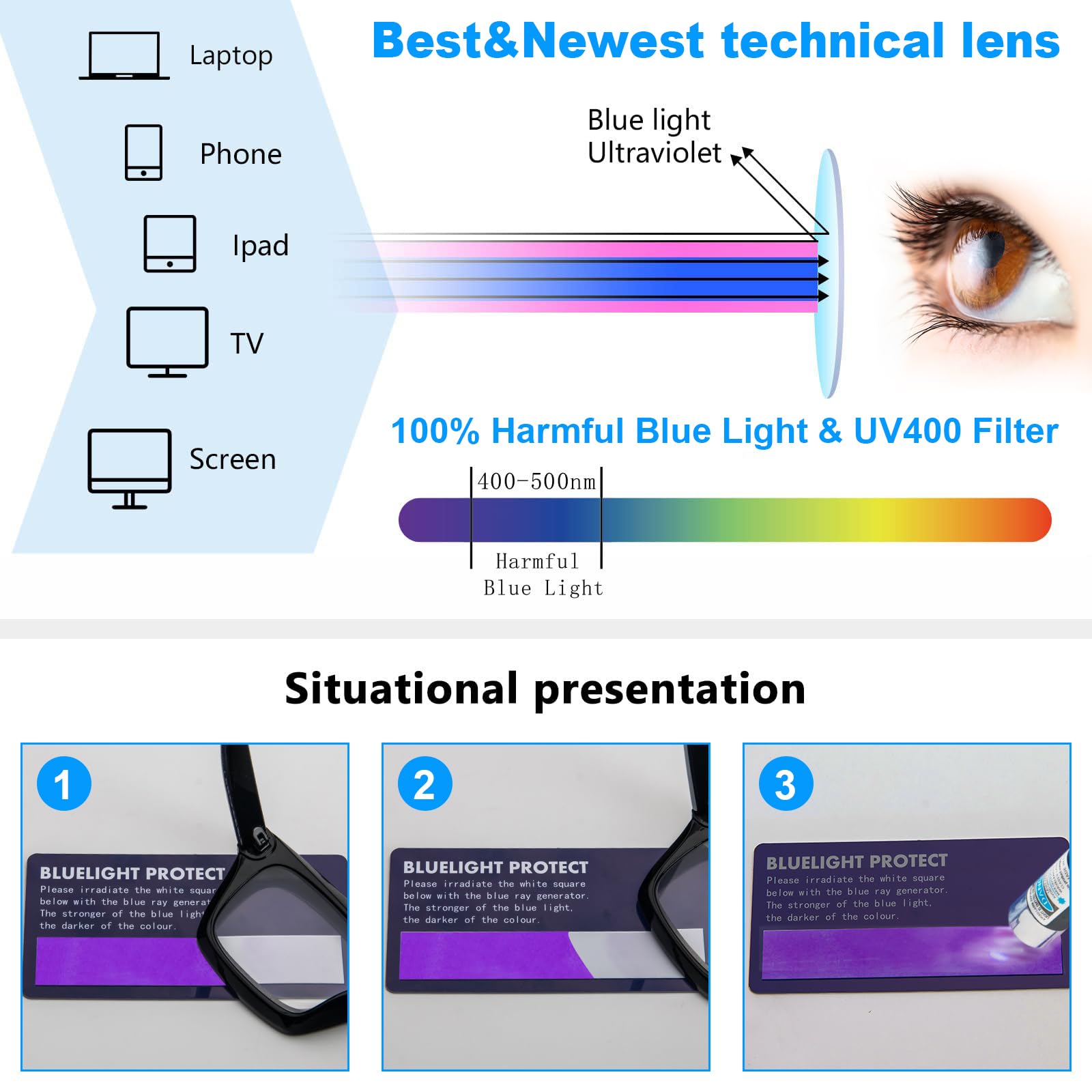 DXYXYO Blue Light Blocking Reading Glasses for Women 1.5 Oversized Computer Readers Retro Fashion Oprah Style Square 3 Pack