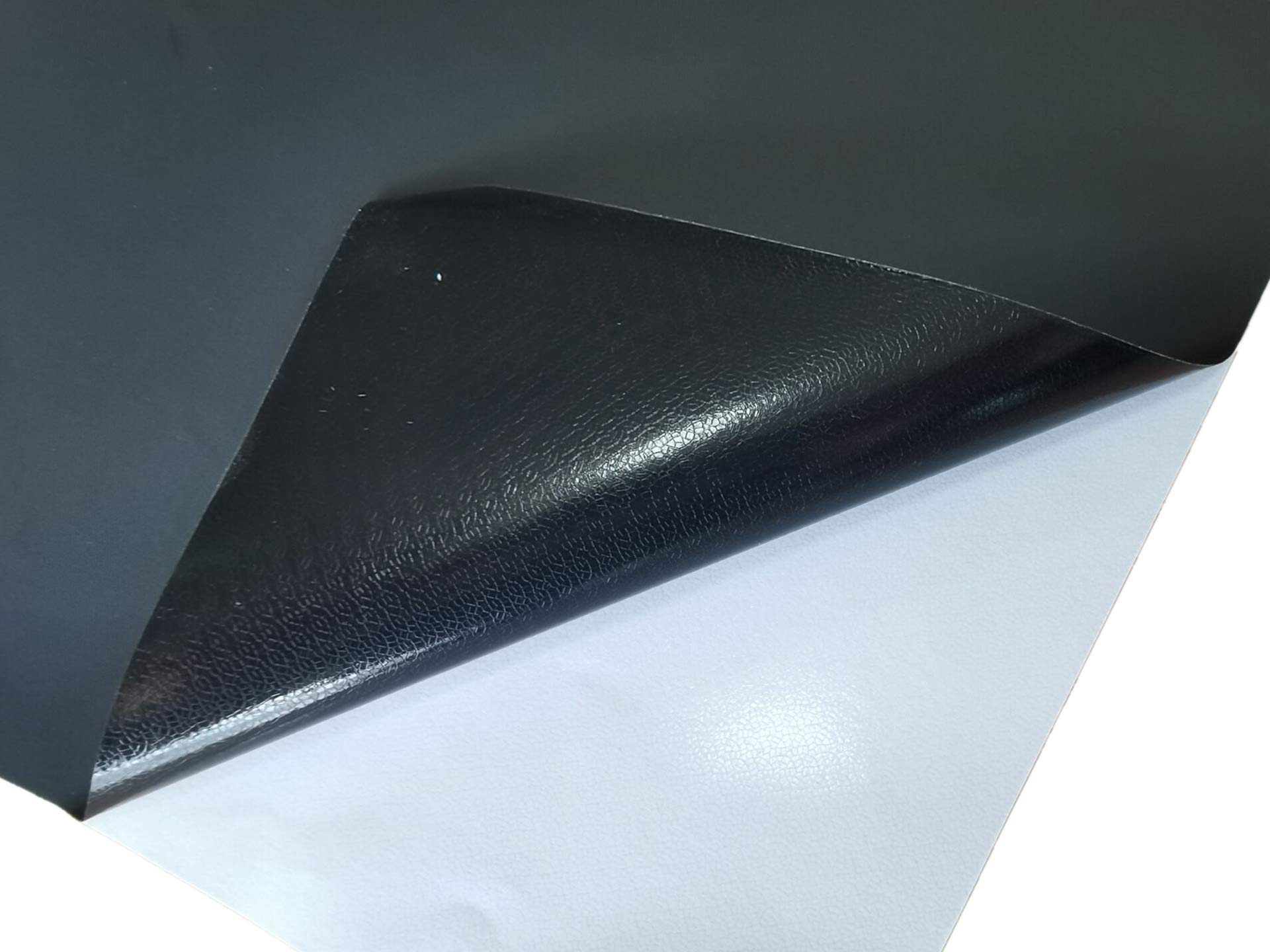 Black Matte Carbon Fiber Car Vinyl Wrap Roll 1ft x 5ft Bubble Free Air Release DIY Wrap Film for Motor Interior