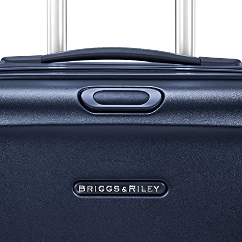 Briggs & Riley Sympatico Hardside Domestic Spinner Luggage, Matte Navy, 22-Inch Carry-On