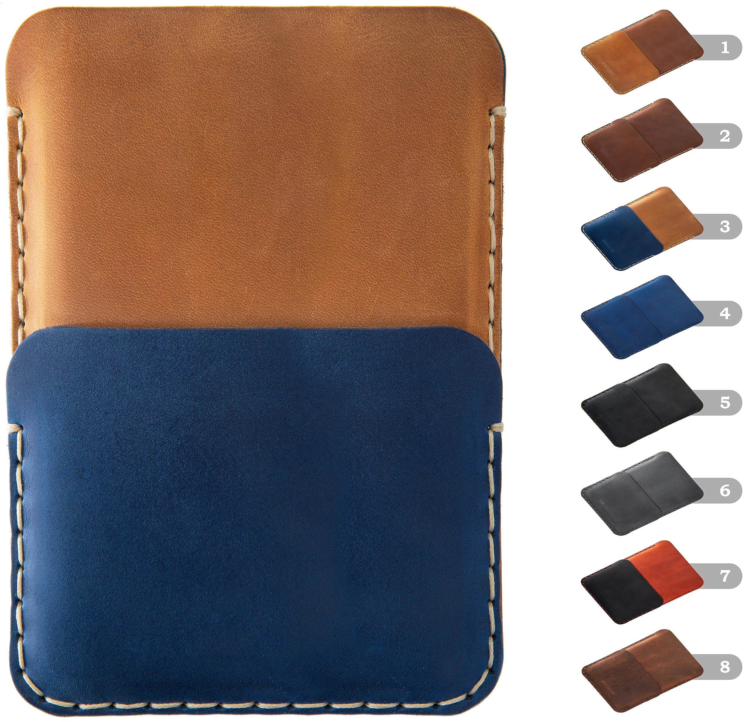 Leather case for Microsoft Surface Duo 2 / Duo 1st Gen, personalized cover (many colors)