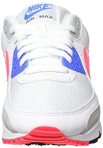 Nike Women's AIR MAX III Running Shoe, White Hot Coral Blue Crystal Grey Fog, 8.5