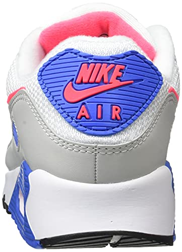Nike Women's AIR MAX III Running Shoe, White Hot Coral Blue Crystal Grey Fog, 8.5