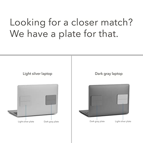 SideTrak Swivel Metal Plates for Laptop | Add On/Replacement Plates Only | Includes 2 Metal Plates (Light Silver)