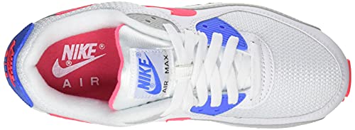 Nike Women's AIR MAX III Running Shoe, White Hot Coral Blue Crystal Grey Fog, 8.5