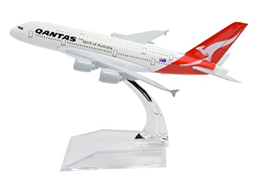 TANG DYNASTY(TM 1:400 16cm Air Bus A380 Qantas Metal Airplane Model Plane Toy Plane Model