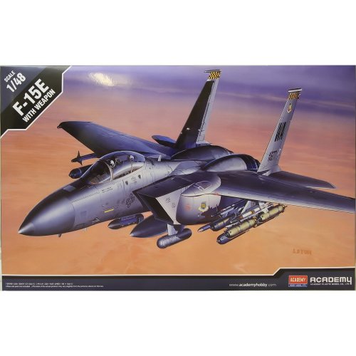 Academy 02117 1:48 F-15e Strike Eagle F15 Plastic Kit