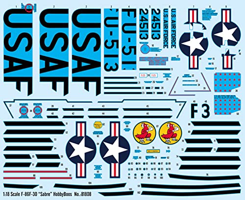 Hobbyboss HBB81808 1:18-F-86F-30 Sabre