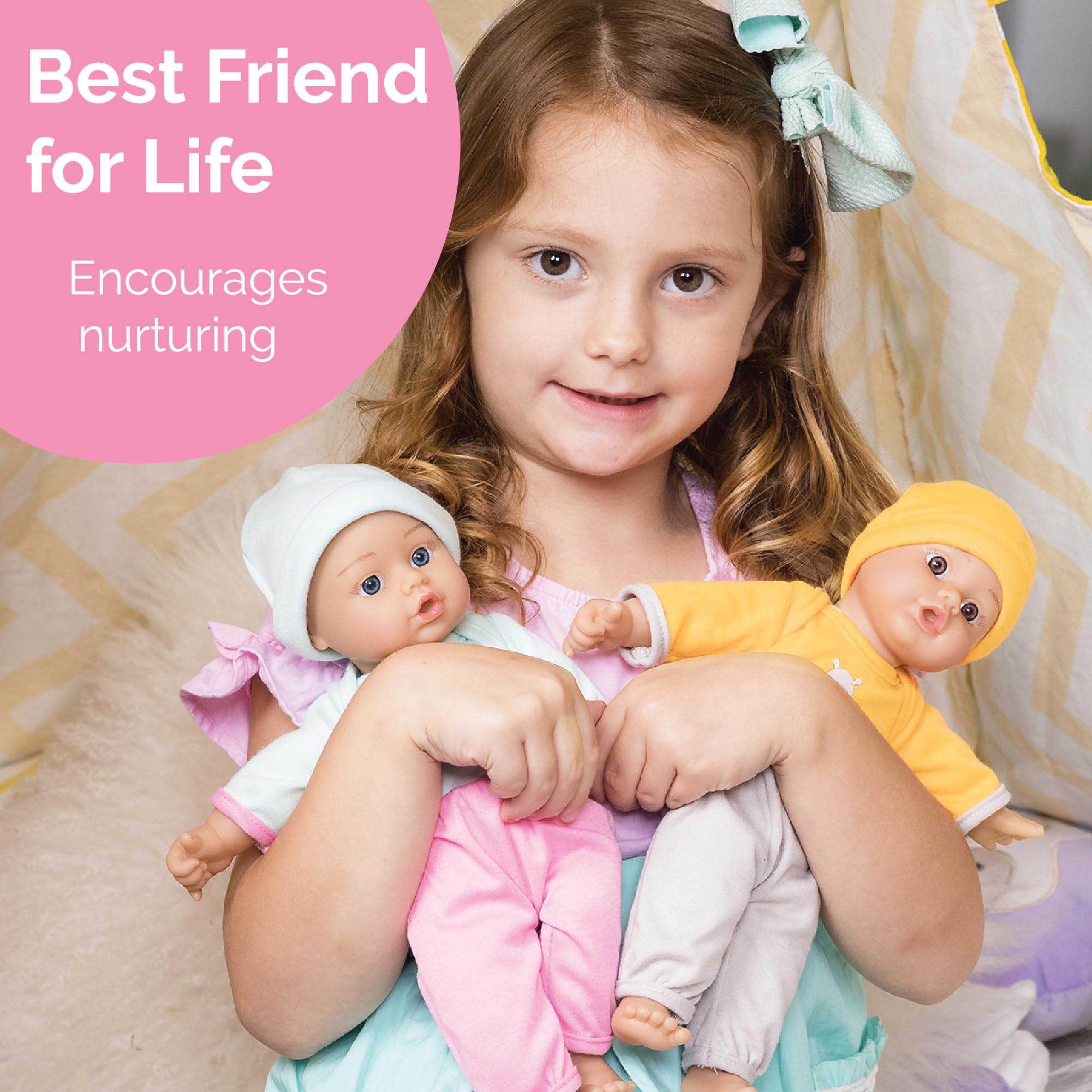 Adora Sweet Baby - 11” Soft & Cuddly Baby Doll, Realistic Features, Gentle Scent, Machine Washable, Lightweight & Easy to Hold | Adorable Playmate (Llama)