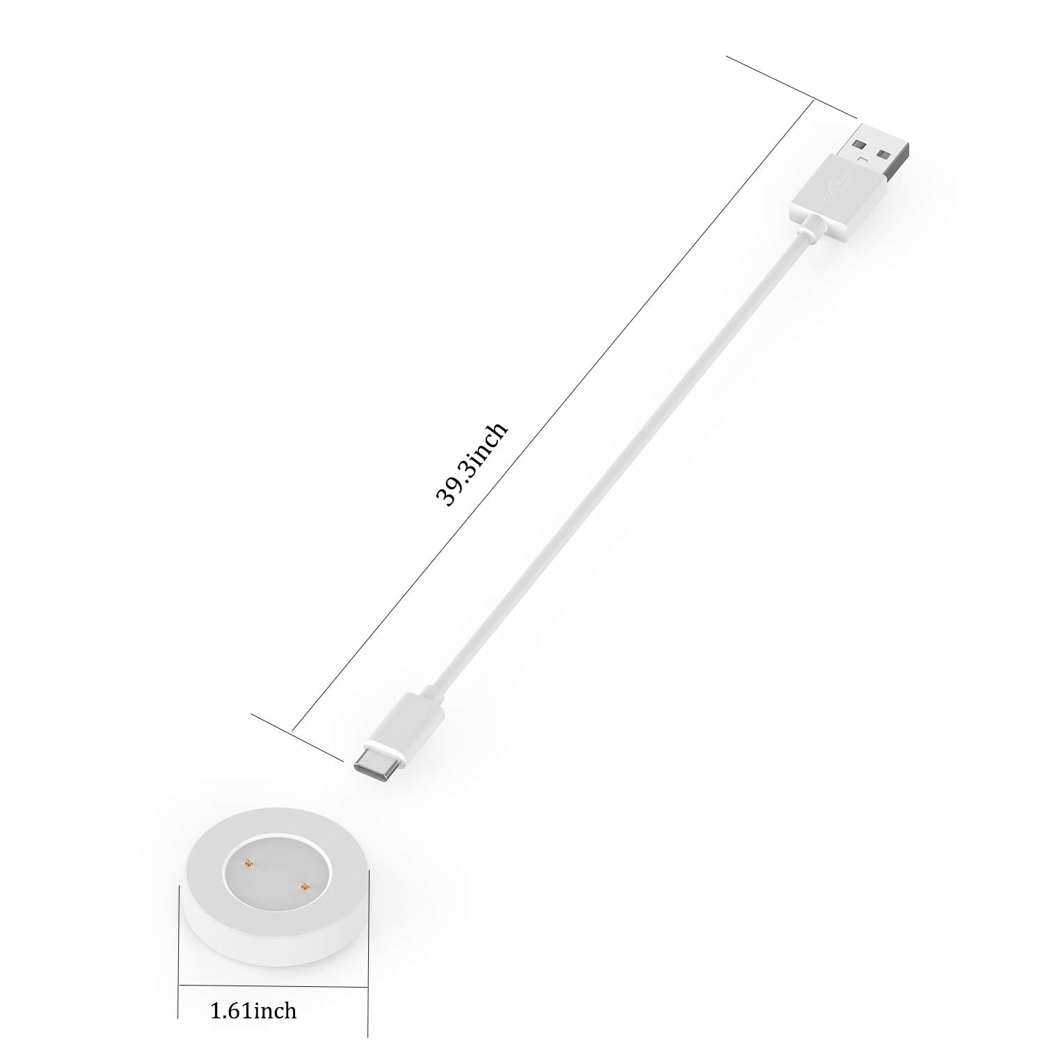 HARBER Charger Compatible with Huawei Watch GT/ GT2 /GT 2e / Honor Watch Magic, Magic 2 / Honor Watch Dream, Honor Watch GS Pro - Smart Watch Accessories