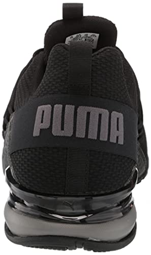 PUMA Mens Axelion Cross Trainer, Multi Mens Black-Castlerock, 11.5