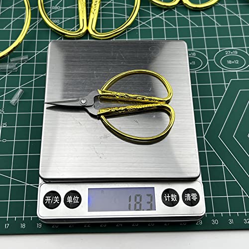 Fengtaiyuan J08A6, Stainless Steel Scissors, Office, Tailor Cutting, golden scissors (J08A6)