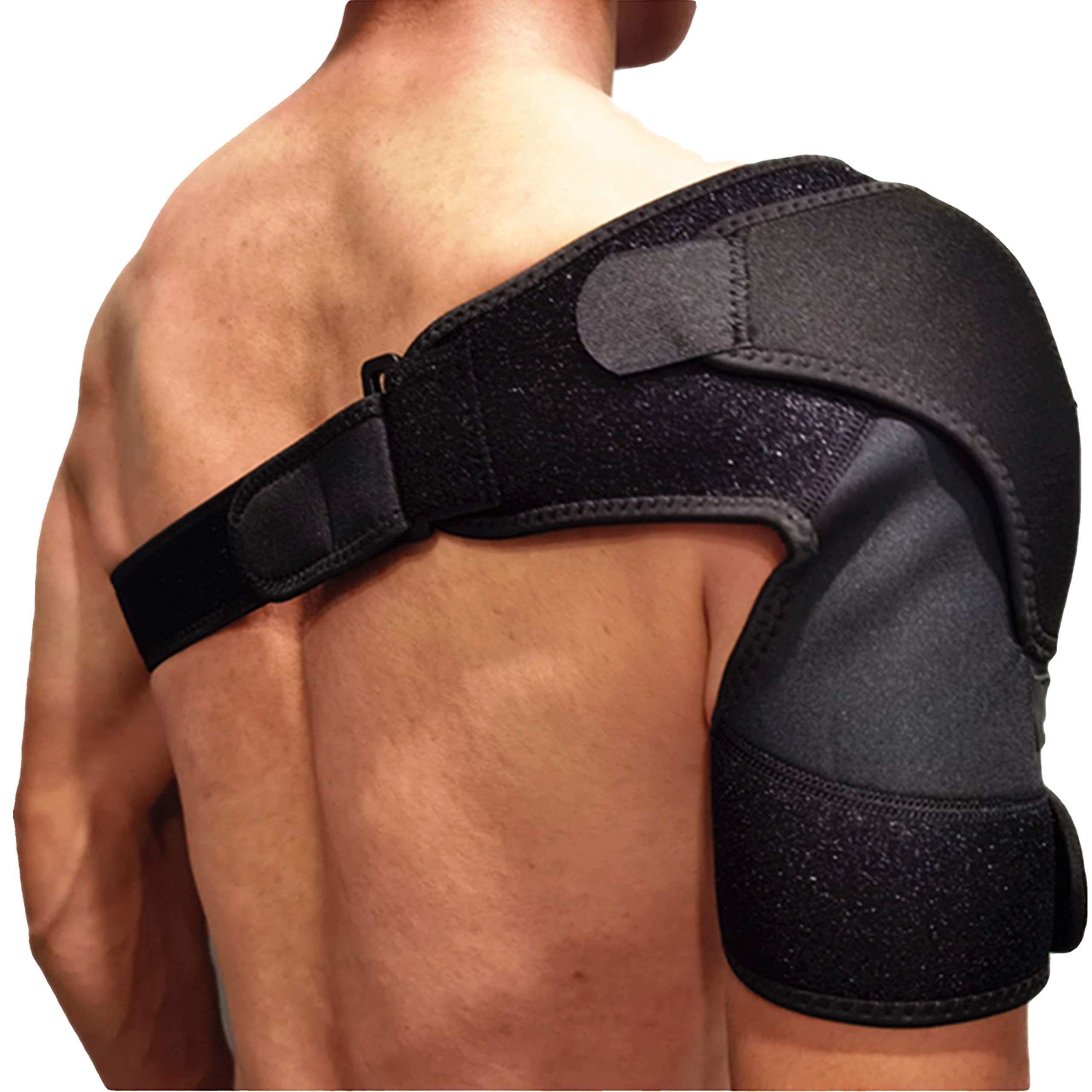 COPPER HEAL โ Shoulder Brace Adjustable Compression Copper Sleeve Torn Rotator Cuff Stability support Immobilizer wrap Tendonitis Dislocation Bursitis AC Joint Pain Relief Dislocated Strap