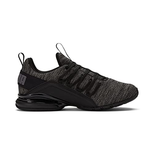 PUMA Mens Axelion Cross Trainer, Multi Mens Black-Castlerock, 11.5