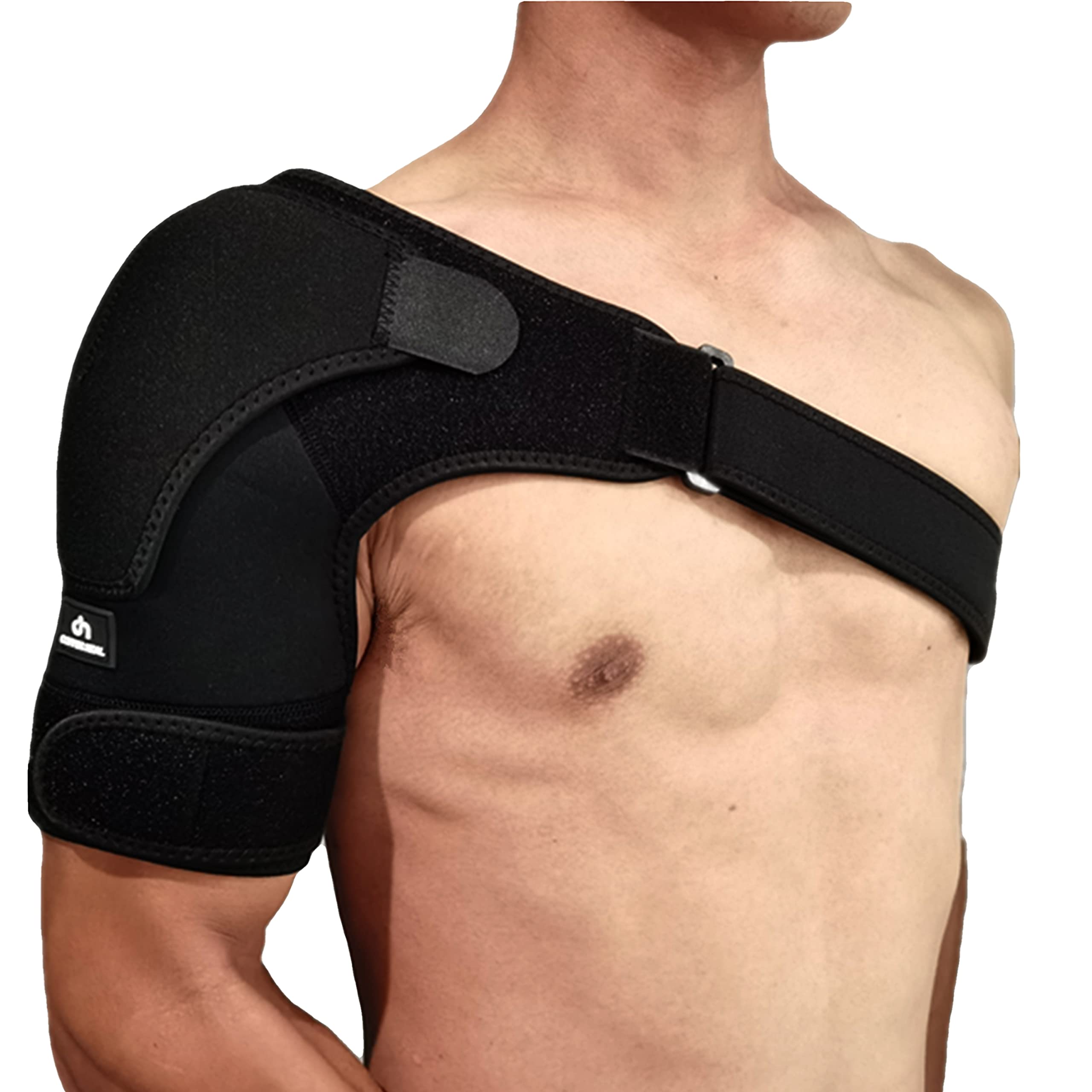 COPPER HEAL โ Shoulder Brace Adjustable Compression Copper Sleeve Torn Rotator Cuff Stability support Immobilizer wrap Tendonitis Dislocation Bursitis AC Joint Pain Relief Dislocated Strap