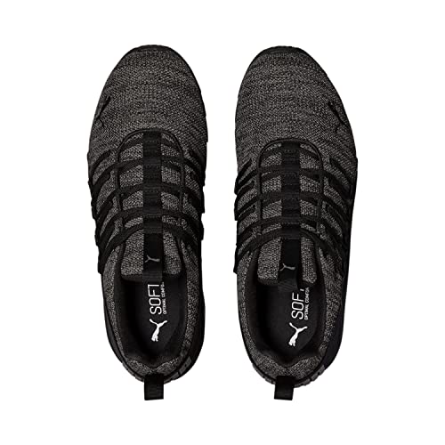 PUMA Mens Axelion Cross Trainer, Multi Mens Black-Castlerock, 11.5