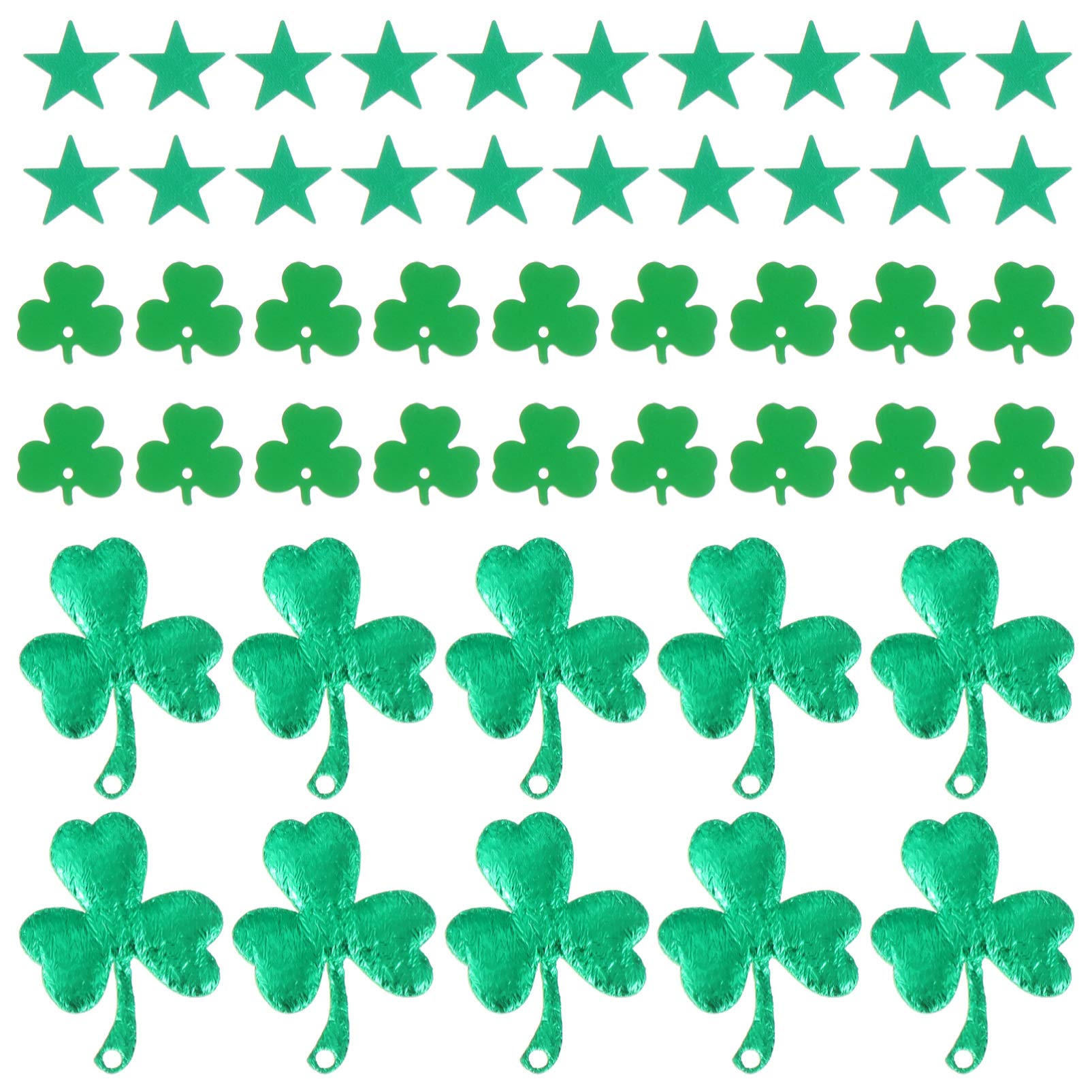 PRETYZOOM 1 Set Drip Paper Scrap St. Patricks Day Decor Prop Favor Wedding Diy Table Crafts Shamrocks Table Confetti Lucky Irish Confetti Shamrock Party Favor Make up Sprinkle Pvc