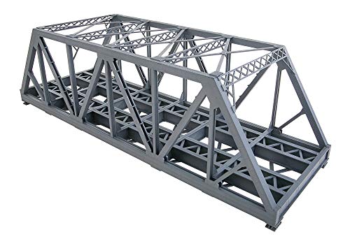 Walthers SceneMaster Cornerstone HO Scale Model Modernized Double-Track Railroad Truss Bridge Kit Collectable