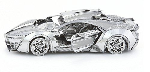 3D Metal Puzzle Car Collection Models Of Hyper Sports Vehicle, KMK F450, Motorcycle - DIY Toy Metal Sheets Assembling Puzzle, 3D puzzle β 3 Pack