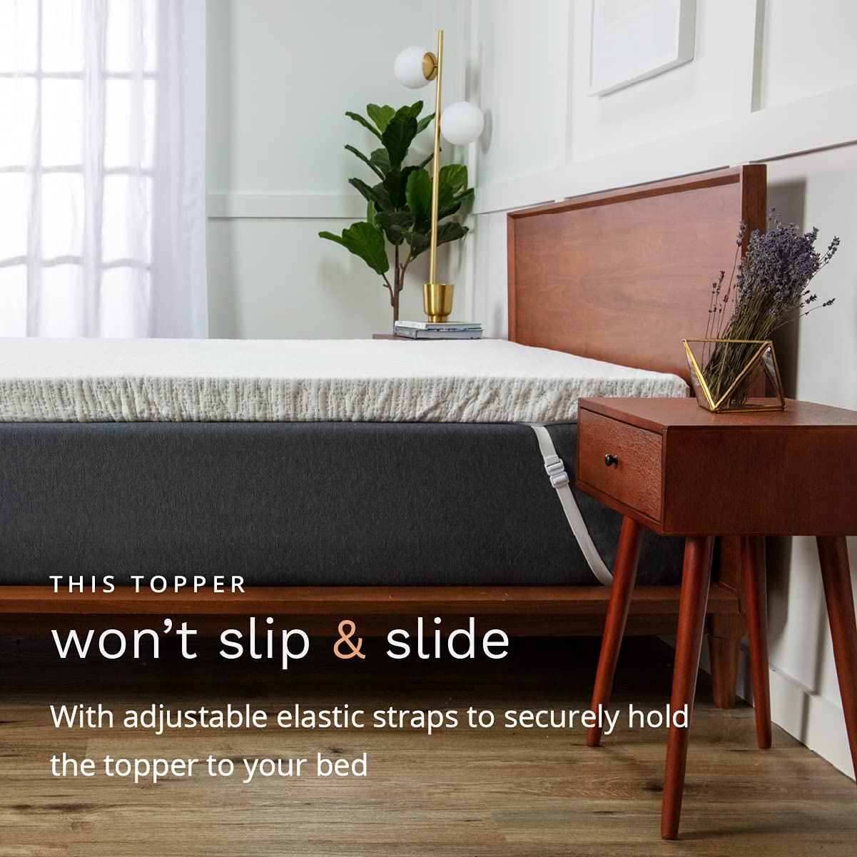 Select High Density Mattress Topper - Infused Lavender / Cal King