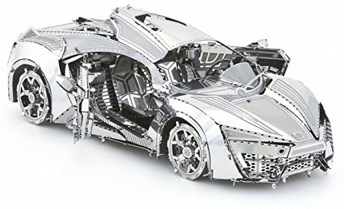 3D Metal Puzzle Car Collection Models Of Hyper Sports Vehicle, KMK F450, Motorcycle - DIY Toy Metal Sheets Assembling Puzzle, 3D puzzle β 3 Pack