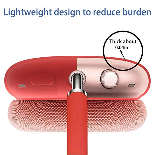 Compatible with Apple AirPods Max, Protective Silicone Sleeve Case for Air Pods Max Headphone, Soft & Long Lasting Headset Protective Cover (Blue)