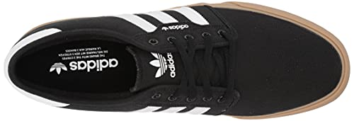 adidas Originals Men's Seeley XT Sneaker, Black/White/Gum, 9.5