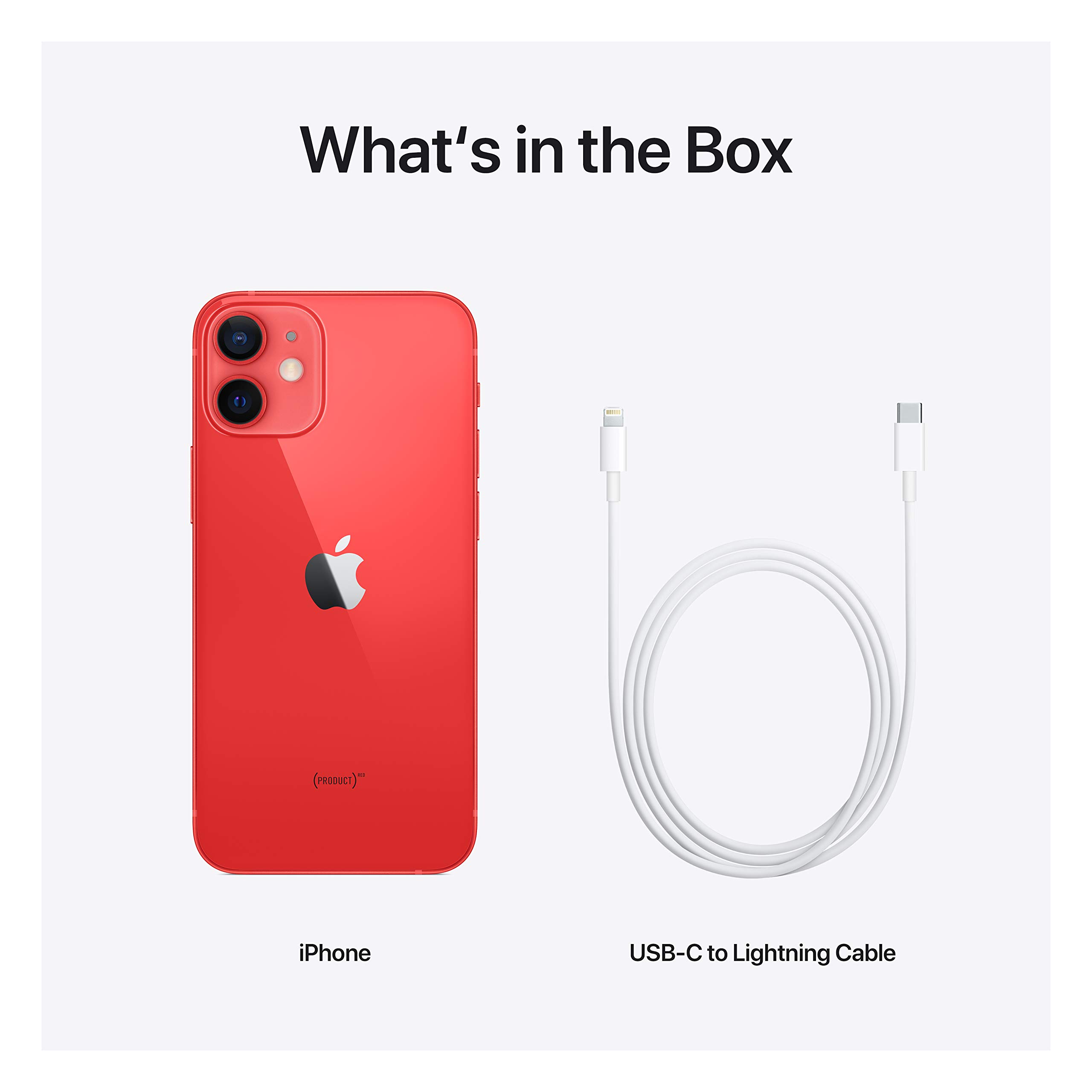 Apple iPhone 12 Mini (64GB, (Product) RED) [Locked] + Carrier Subscription