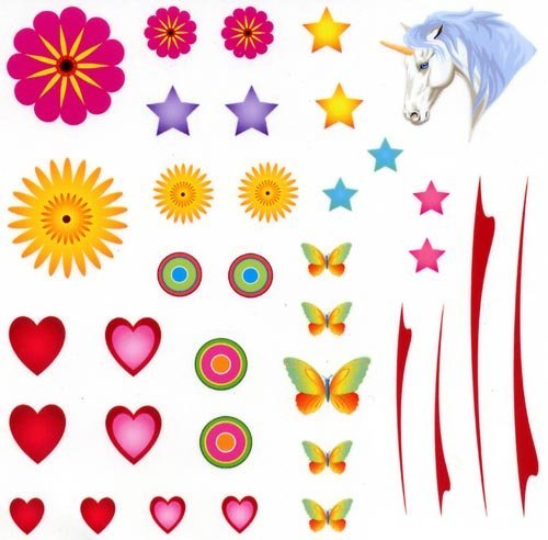 for Girls Only Decals Compatible with Pinewood Derby Cars
