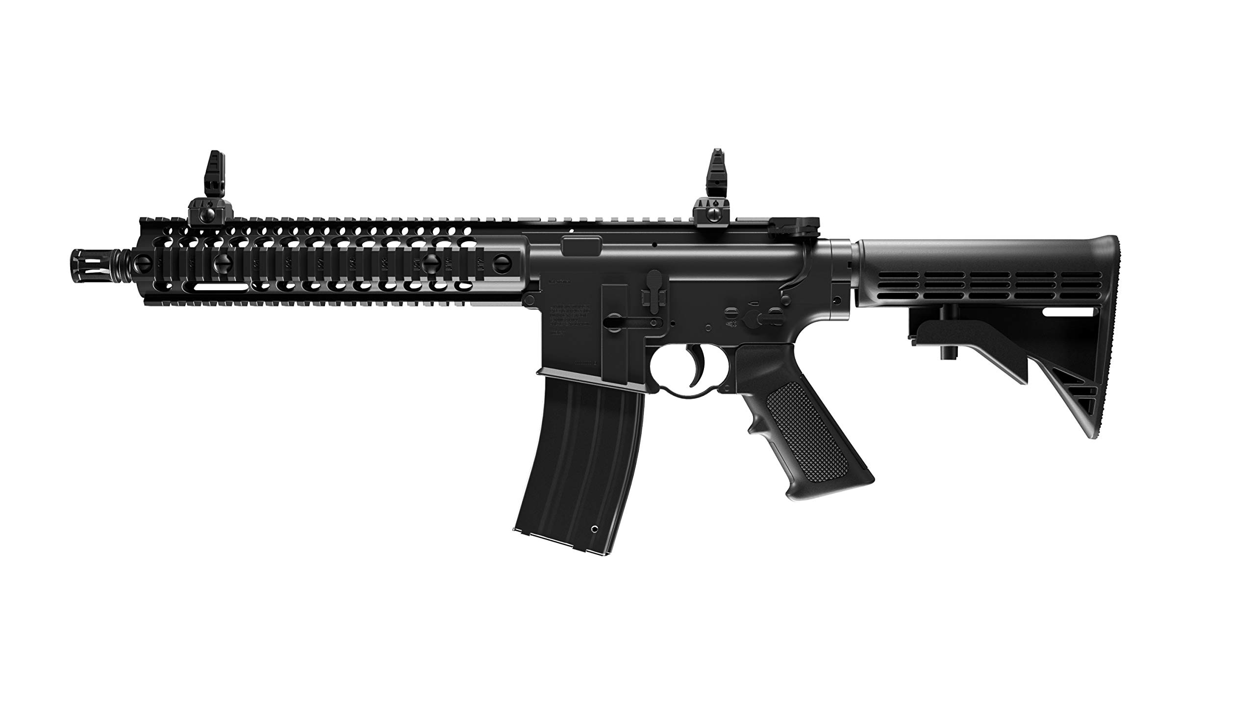 Crosman CFAR1B Full Auto R1 CO2-Powered BB Air Rifle, Black