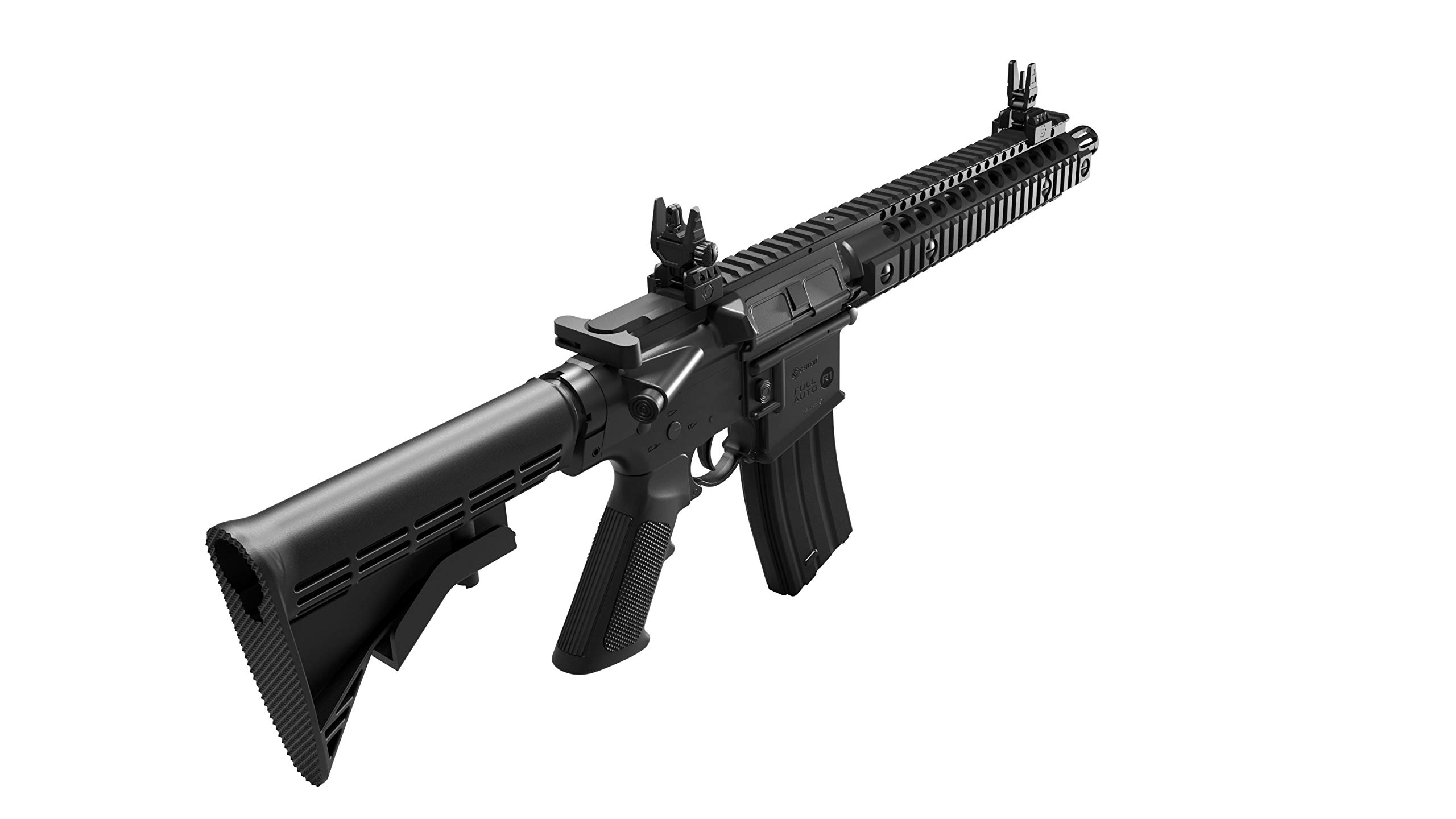 Crosman CFAR1B Full Auto R1 CO2-Powered BB Air Rifle, Black